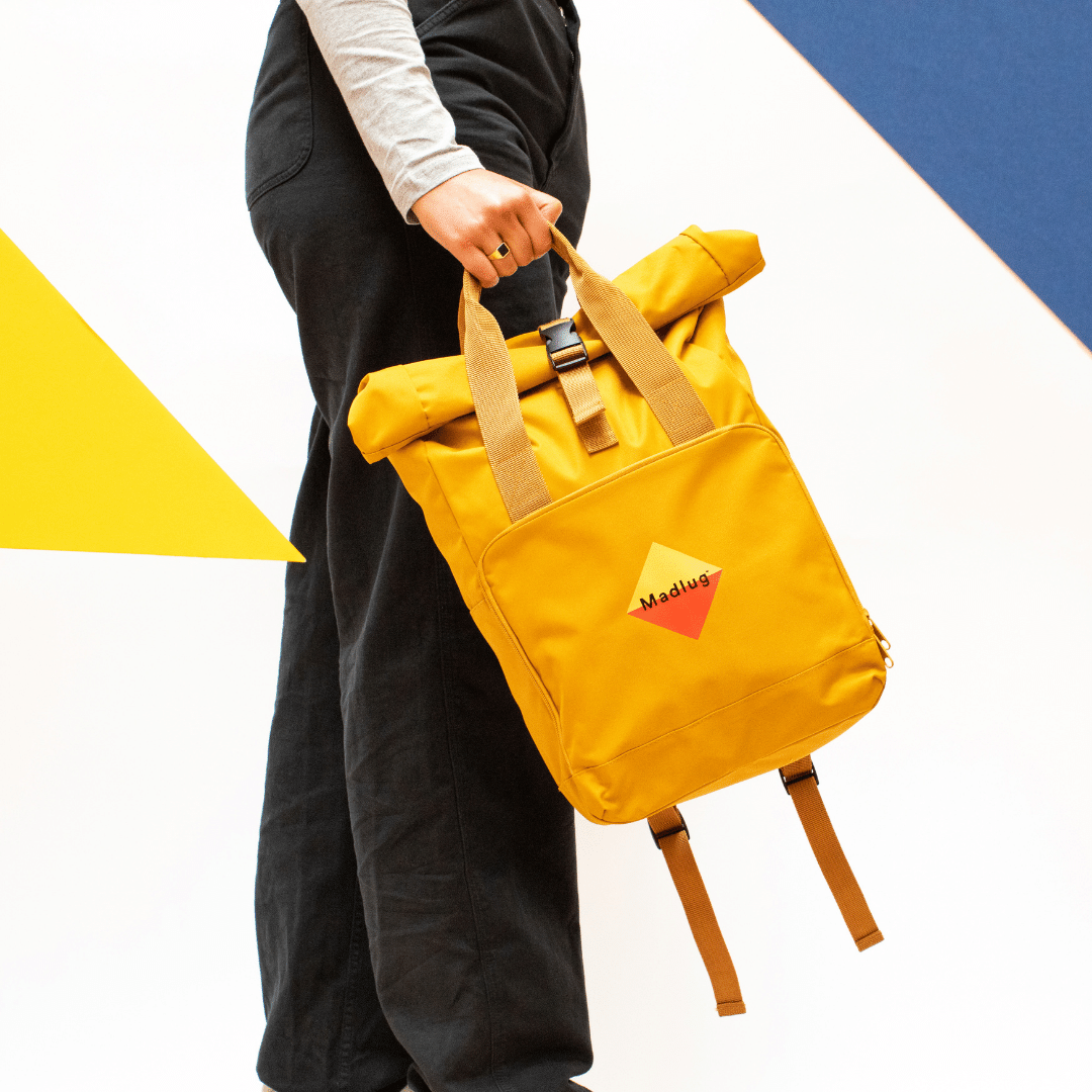 Mustard Roll-Top Backpack | Backpacks | Official Madlug™