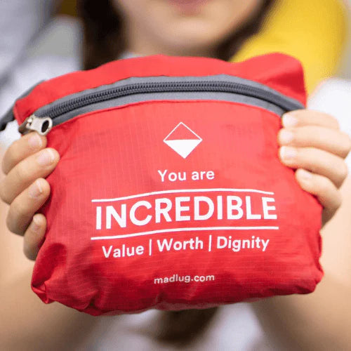 Pack-away Travel Bag Gift | Make A Difference | Madlug